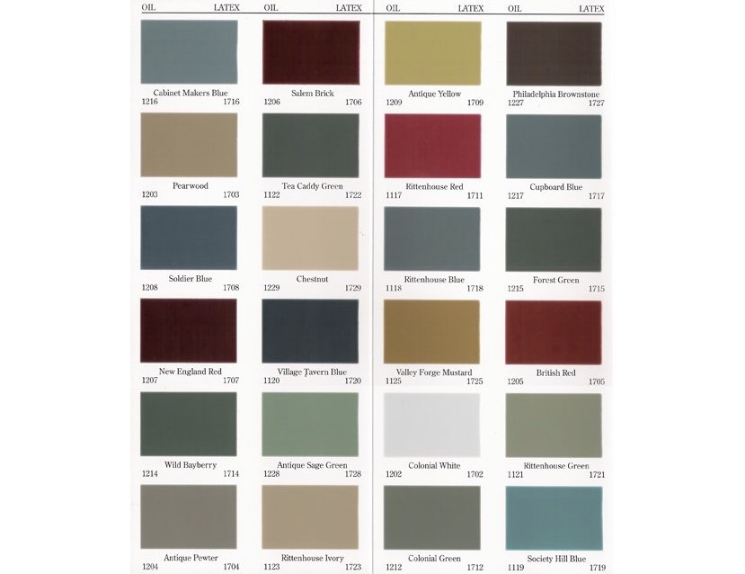 Old Village Oil-Base Paint in Pints & Quarts Interior/Exterior